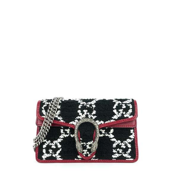 Gucci | Bags | Gucci Dionysus Super Mini Tweed Crossbody Bag | Poshmark